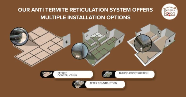 Anti Termite Reticulation System – Multiple Installation Options